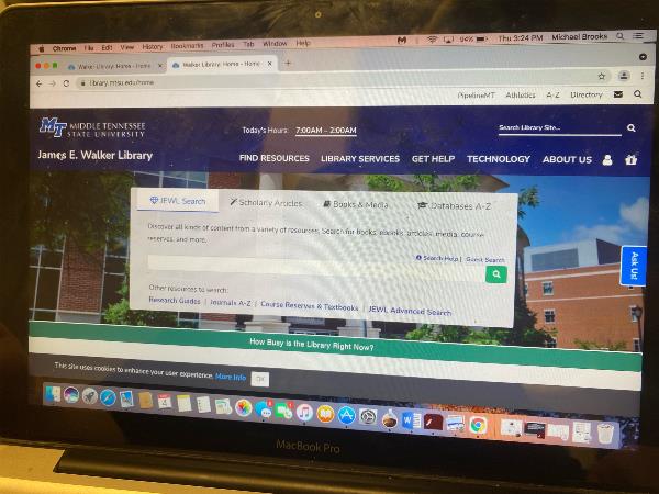 artifacts 1-3 - library - Middle Tennessee State University