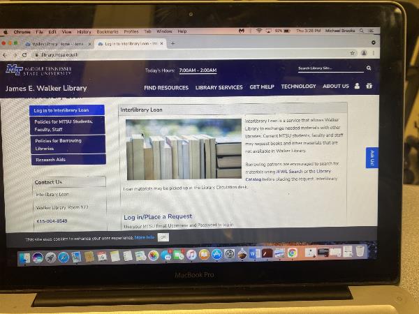 artifacts 1-3 - library - Middle Tennessee State University