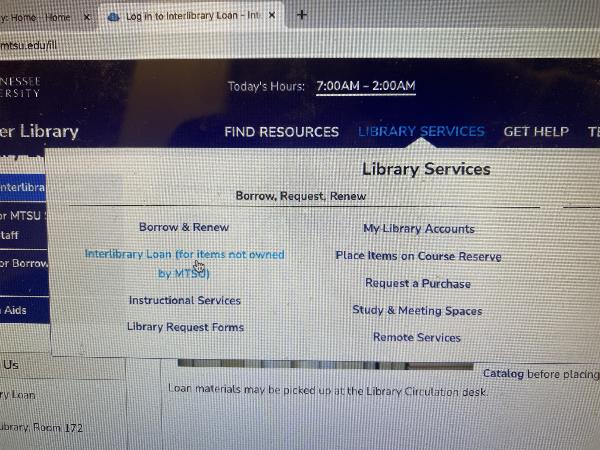 artifacts 1-3 - library - Middle Tennessee State University